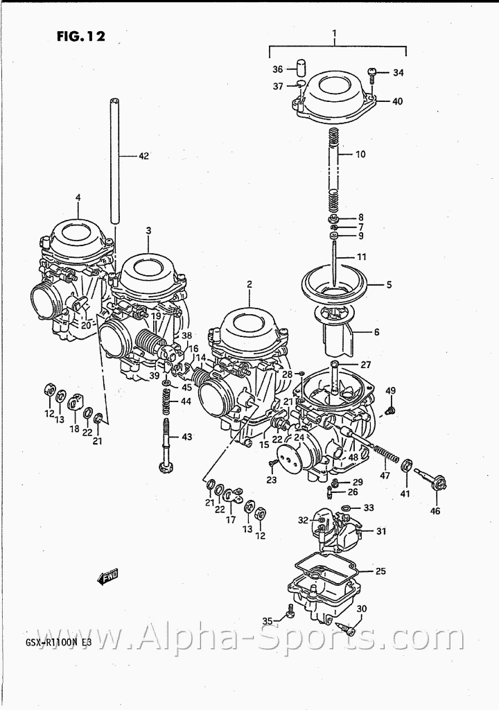 Suzuki Motorcycle OEM Parts Catalog - Alpha Sports
